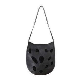 Niccol&ograve; Pasqualetti Umh&auml;ngetasche aus Leder - - Bags - Damen - Schwarzk - ONE SIZE