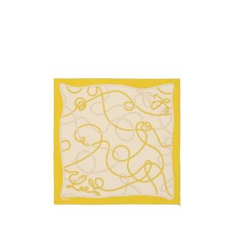 Loewe Foulard imprim&eacute; en soie
