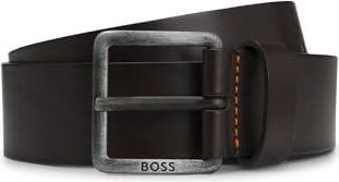 BOSS Hommes Jeeko Sz40 Ceinture en cuir avec boucle logotée