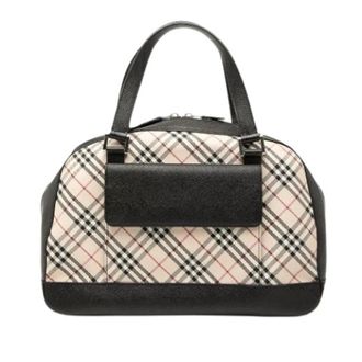 Burberry Sac &agrave; main en toile Pre-owned - Femme - Pre-owned - Beige - Taille: ONE Size