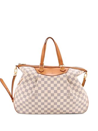 Louis Vuitton Siracusa Handbag Damier GM shoulder bag - Blanc