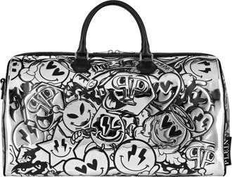 Philipp Plein Weekender - Henkeltasche Smile - Gr. unisize - in Silber - für Damen