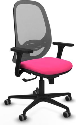 Piqueras y Crespo Rosa Cilanco B&uuml;rostuhl mit 3D-Armlehnen, h&ouml;henverstellbare Lendenwirbelst&uuml;tze, ausgestattet mit 3 Positionen und Schneidschaum, mit Rollen von 65 mm, 