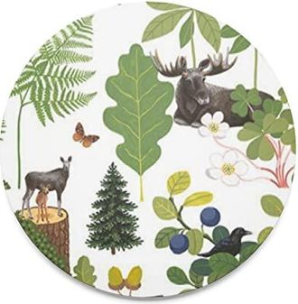 Arvidssons Textil Skogsliv Grün Topfuntersetzer Ø 21 cm