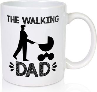 Generic The Walking Dad | Papa Tasse | Vatertag | Kinderwagen - Tasse Weiss - Kaffeetasse/Geschenk/Familie