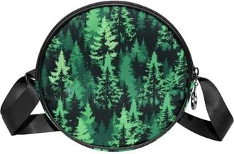 Generic Petit sac &agrave; bandouli&egrave;re Circle pour femme, petit sac &agrave; bandouli&egrave;re avec fermeture &eacute;clair, bretelles r&eacute;glables, sac &agrave; main rond d&eacute;contract&eacute; pour femmes