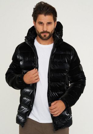 SOULSTAR Winterjacke S2KUPWARA Herren Pufferjacke mit Kapuze warme Steppjacke Mens Jacket