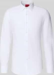 HUGO BOSS Slim Fit Businesshemd aus reiner Baumwolle Modell KENNO