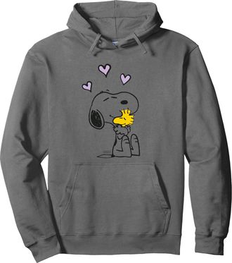 Peanuts Snoopy Ich Halt Dich fest, lila Pullover Hoodie