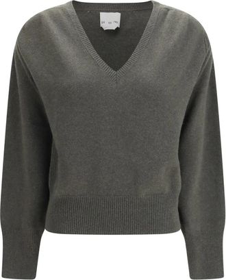 SA SU PHI V-Ausschnitt Pullover - - Knitwear - Damen - Gr&uuml;n - L