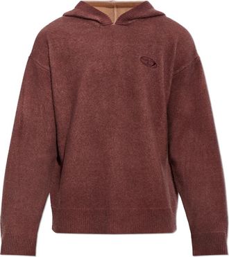 Diesel K-Pickled Woll-Sweatshirt - - Sweatshirts & Hoodies - Herren - Rot - L