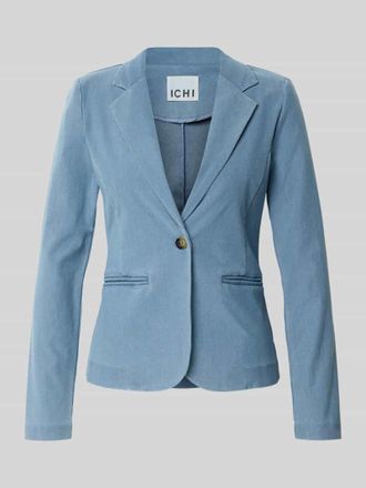 Ichi Regular Fit Blazer in Denim-Optik Modell Kate