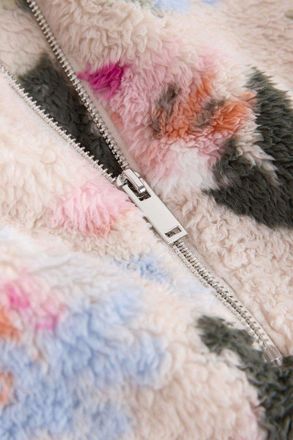 Next Fleecejacke Borg-Fleece mit halben Rei&szlig;verschluss (1-St)