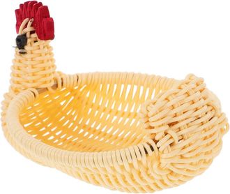 Garneck Aufbewahrungskorb Geflochtener Küchenkorb Hühnerkorb Zu Ostern Handgeflochtener Korb Handgewebte Blumenkörbe Korb Für Heimdekoration Bauernkorb Mit Ob