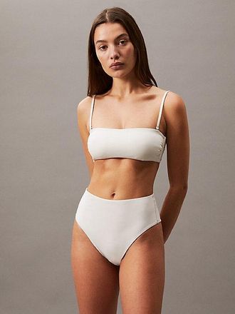 Calvin Klein Bandeau Bikini-top - Ck Essentials - Chalk - Damen - M