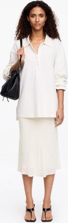 Arket Midirock Aus Chiffon -Wei&szlig;