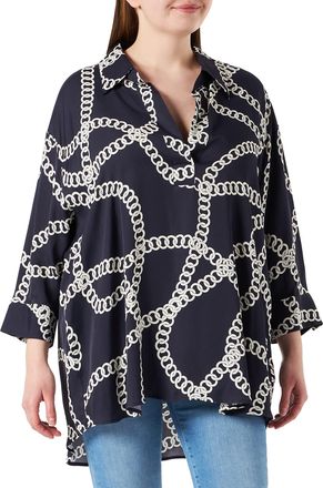 Seidensticker Damenbluse, blau, 40