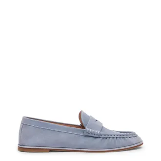 Stuart Weitzman Femme, Chaussures, Bleu, Taille: 39 1/2 EU Spencer Loafer