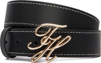 Tommy Hilfiger G&uuml;rtel Tommy Hilfiger Th Script 3.0 AW0AW18568 Dunkelblau