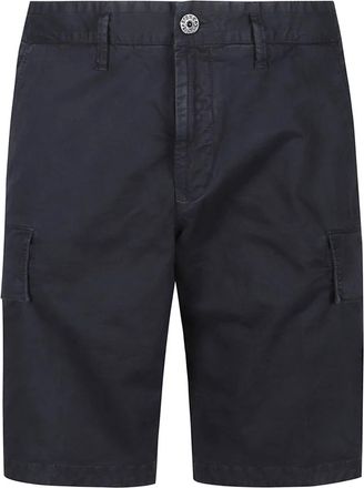 Stone Island Homme, Shorts, Bleu, Taille: W34 Slim Bermuda