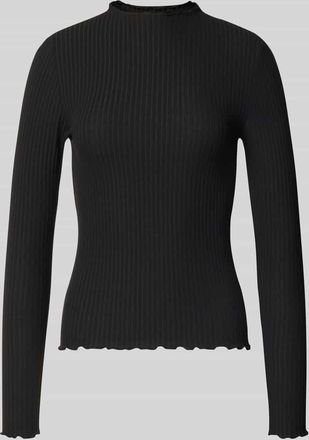 Only Slim Fit Langarmshirt mit Viskose-Anteil Modell EMMA