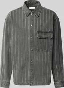 Wood Wood Regular Fit Hemdjacke aus reiner Baumwolle Modell David