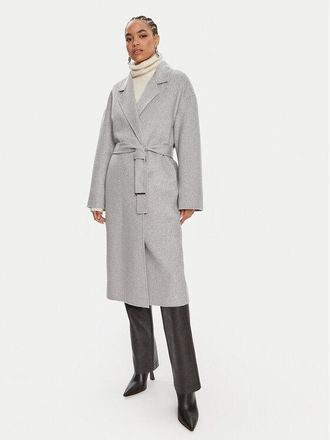 Calvin Klein Wollmantel K20K207089 Grau Oversize