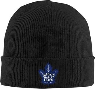 Generic Casquette Homme, Nouveau Icon-Maple Leafs-Toronto-Merch 2025 Casquette Chaude tricot&eacute;e Hip Hop Bonnet Hat Automne Hiver Tuques de Plein air Casques po
