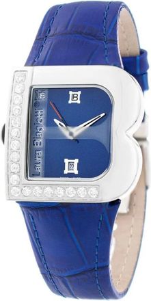 Laura Biagiotti Femme, Accessoires, Violet, Taille: ONE Size Montre habill&eacute;e en cuir avec cadran