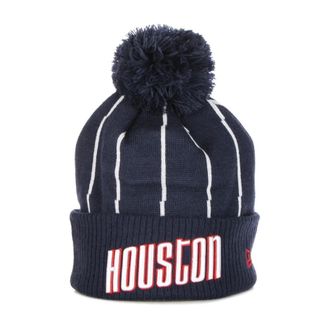 New Era Houston Rockets Pom Pom M&uuml;tze - - Accessories - Herren - Blau - ONE SIZE
