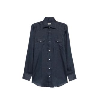 Sartorio Napoli Herren, Shirts, Blau, 3XLGr&ouml;&szlig;e