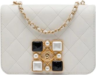 Chanel Sac &agrave; rabat Pre-owned - Femme - Pre-owned - Blanc - Taille: ONE Size