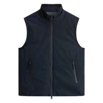 Woolrich Homme, Vestes, Bleu, Taille: M Gilet de navigation &agrave; deux couches