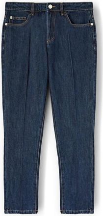 Motivi Femme, Jeans, Bleu, Taille: 38 FR Jean Carotte Lyocell Mélangé