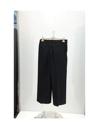 Celine Mens Trousers Ethan Black Wool