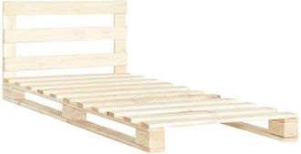 vidaXL Palettenbett Massivholz Kiefer 90×200 cm Vidaxl