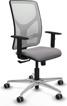 Piqueras y Crespo Verwaltungsstuhl mit 1D-Armlehnen, h&ouml;henverstellbare Lendenwirbelst&uuml;tze, ausgestattet mit 3 Positionen und Schneideschaum, mit Rollen von 65 mm, Parke