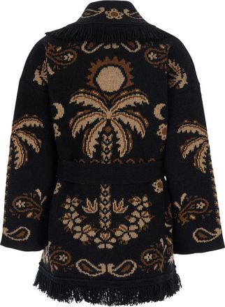Alanui Island Roots Cardigan - Black