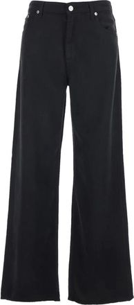 Roy Rogers Femme, Jeans, Noir, Taille: W26 Super Wide Old Reverse Jeans