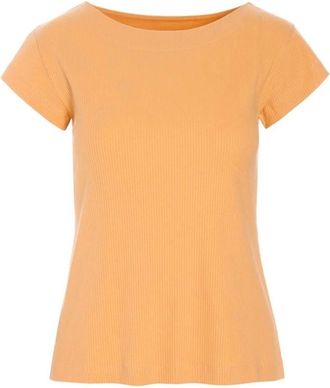 Bitte Kai Rand Femme, Tops, Orange, Taille: 44 FR Rib Knit T-shirt