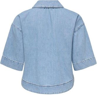 Only Jeansbluse ONLCLEO LIFE SS CROP DNM SHIRT PIM NOOS Baumwolle