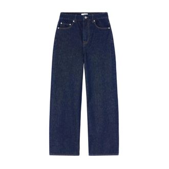 Ganni Essentials Rinse Denim Lari - - Jeans - Damen - Blau - W27