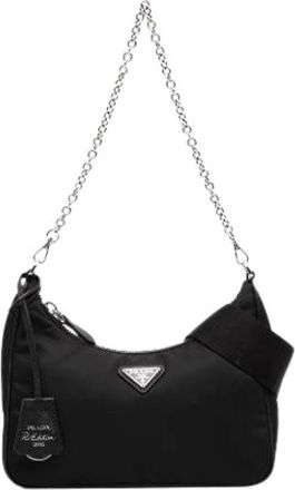 Prada Pre-owned Re-Edition 2005 Sac bandouli&egrave;re - Femme - Pre-owned - Noir - Taille: ONE Size