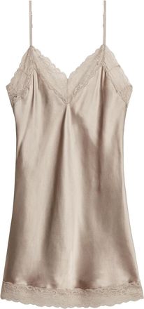 intimissimi Silk Slip with Lace