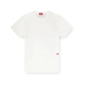 Diesel Homme, Tops, Blanc, Taille: M T-shirts et Polos Blancs avec Fentes