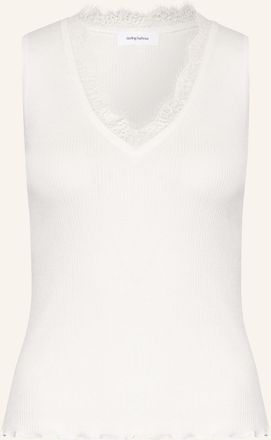 Darling Harbour Darling Harbour Stricktop Mit Spitze weiss