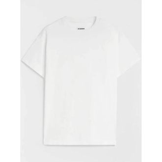 Jil Sander Baumwoll-T-Shirt - - Tops - Herren - Wei&szlig; - M