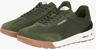 Tommy Hilfiger Basket bi mati&egrave;re avec lacet