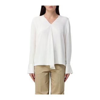 Theory Femme, Blouses et Chemises, Beige, Taille: 42 FR T-Chemises
