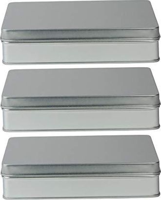 mikken Art 3x Vorratsdose mit Schanierdeckel Gebäckdose, Keksdose